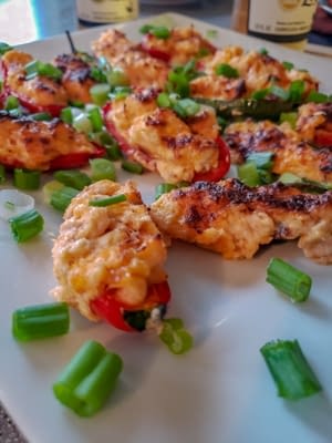 Smoked Salmon Jalapeño Poppers - Belly Laugh Living